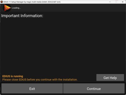 「Continue」をクリック。